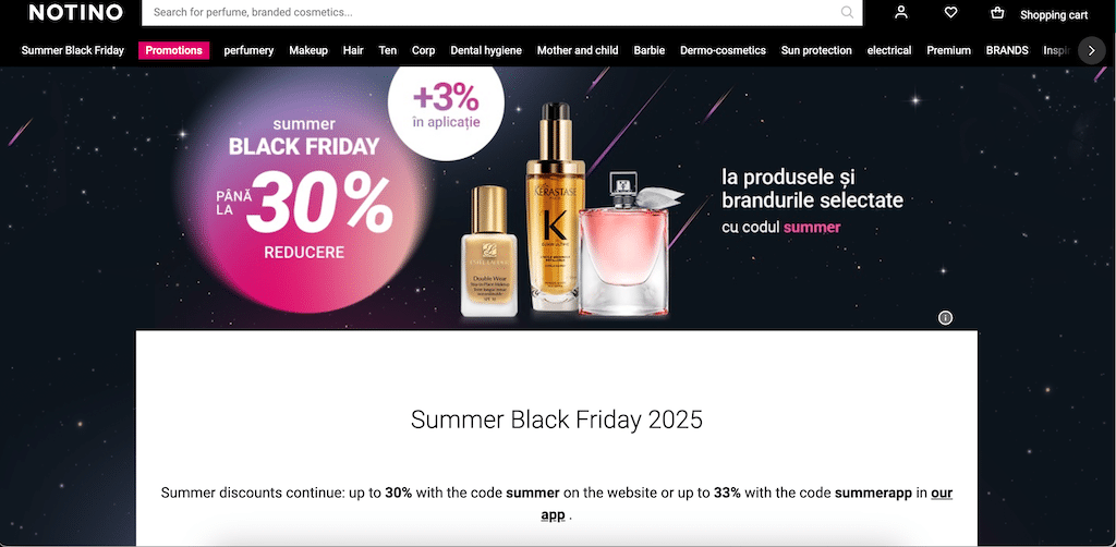 NOTINO atlaižu kods 10% 2025. gada novembrī — oxiDeals