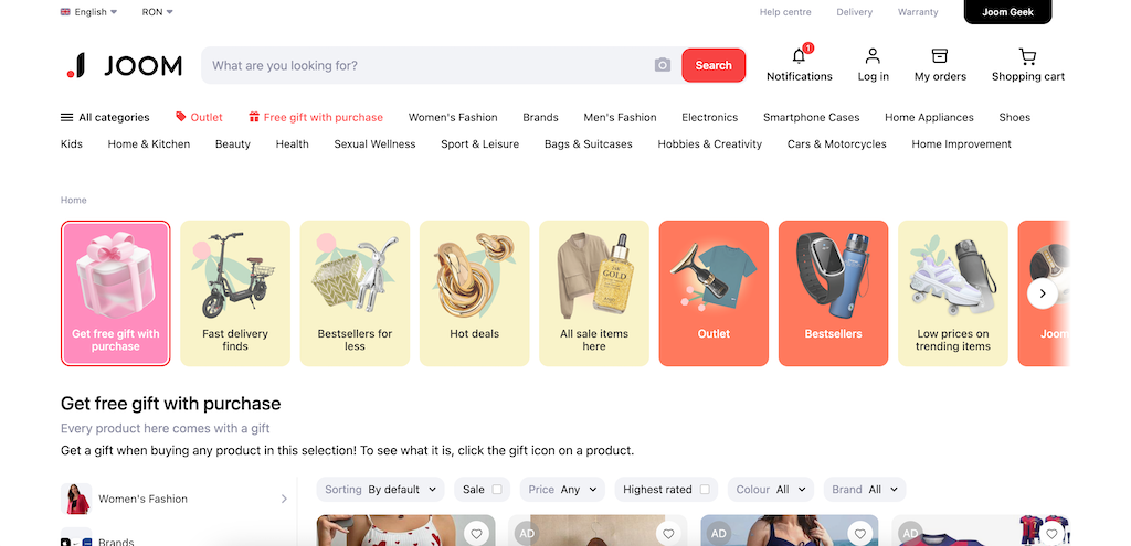 2025년 10월 JOOM 할인 코드 - oxiDeals