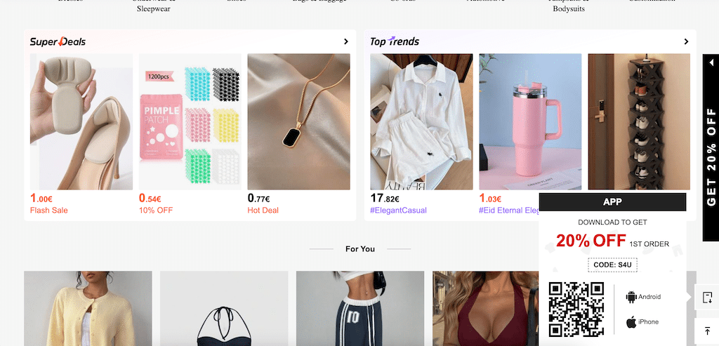 Kod kuponu SHEIN 30% w grudniu 2025 r. - oxiDeals